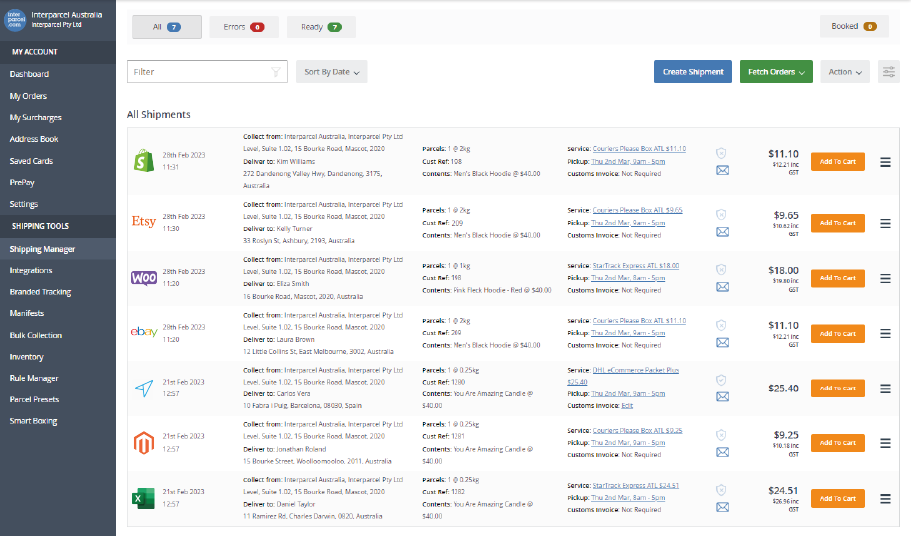 Interparcel Australia | Shipping Solutions Made Simple